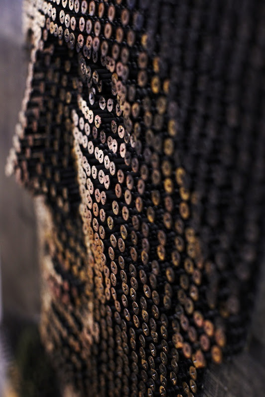 Portraits Made of Screws by Andrew Myers | Amusing Planet